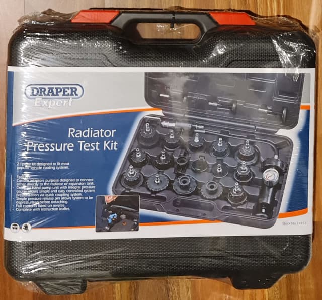 Draper Expert Car Vehicle Radiator Pressure Test Kit - Model 14455 ...