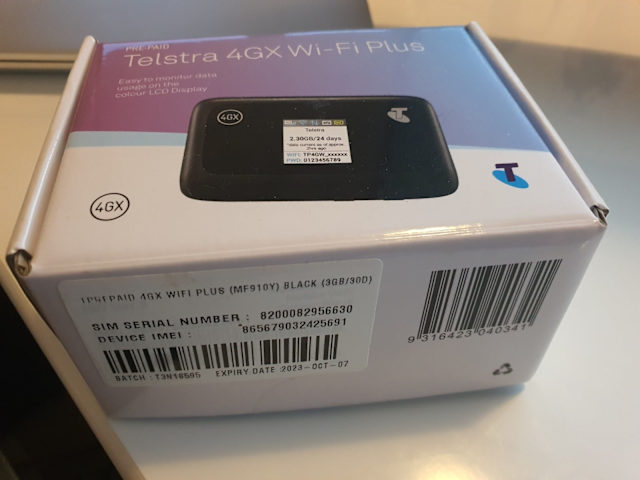 Telstra 4GX WIFI plus modem like new in box - Modems & Routers in ...