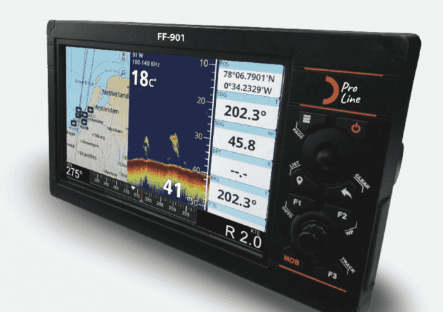 JRC/AM FF-901 9inch LCD Gps/Chartplotter w/inbuit FishFinder - $1895 ...