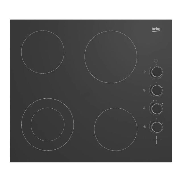 New Beko 60cm 4 Zone Ceramic Cooktop BCT601CG - Cooktops & Rangehoods ...