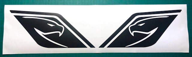 FORD FALCON REAR SPOILER / WING STICKERS x 2 BA /BF | Other Parts ...