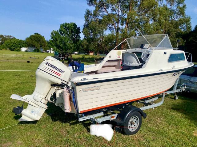 Fibreglass Half cab Boat | Motorboats & Powerboats | Gumtree Australia ...