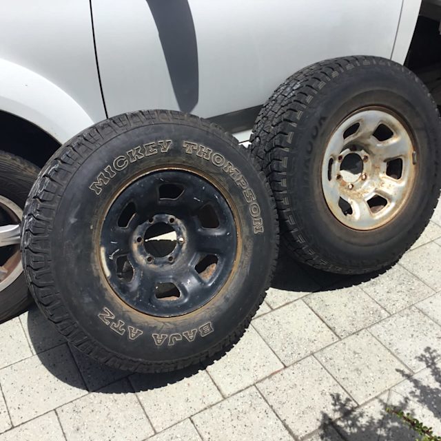 2 Rims 8 Inch And Tyres LT265/75R16 4WD 6 Stud | Wheels, Tyres & Rims ...