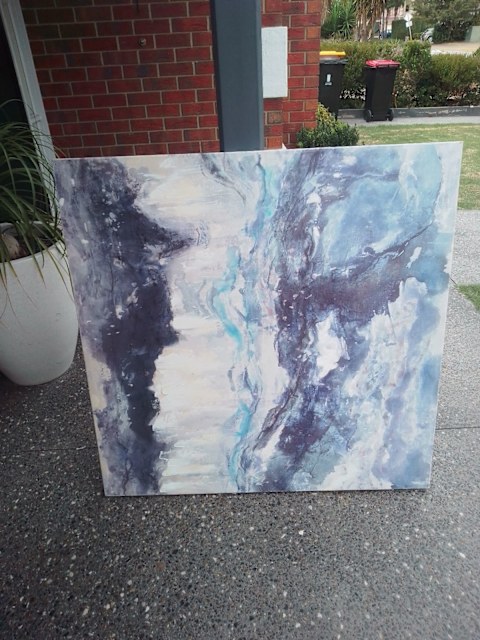 colourful abstract painting - Art in Seaford VIC | Gumtree Australia