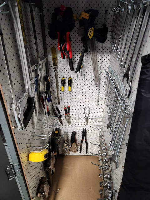 Custom Tool Cabinet on castors with all the tools - Tool Storage ...