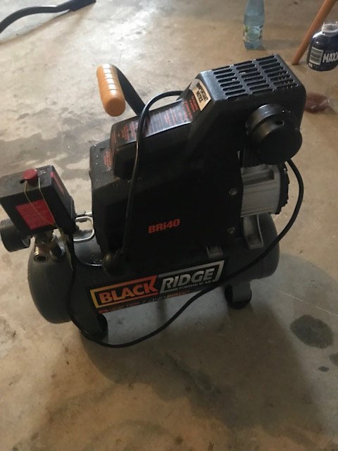 Air compressor (8 litre Black Ridge one Horse Power) - Power Tools in ...