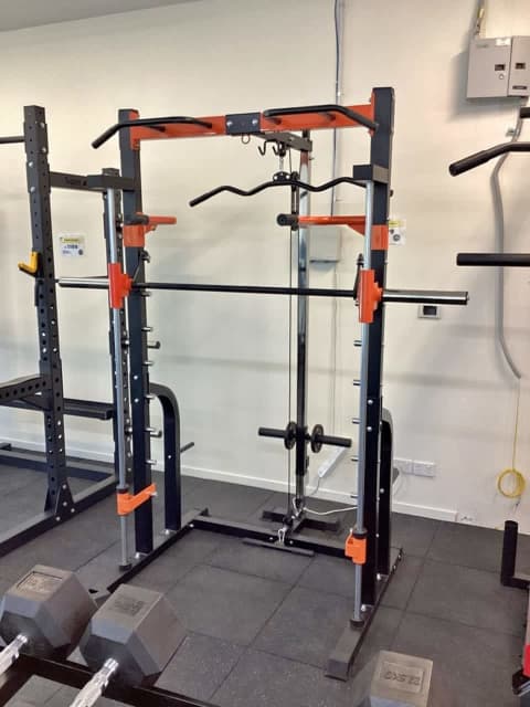 The Compact Home Gear Smith machine Lat Pulldown & Seated Row | Gym ...