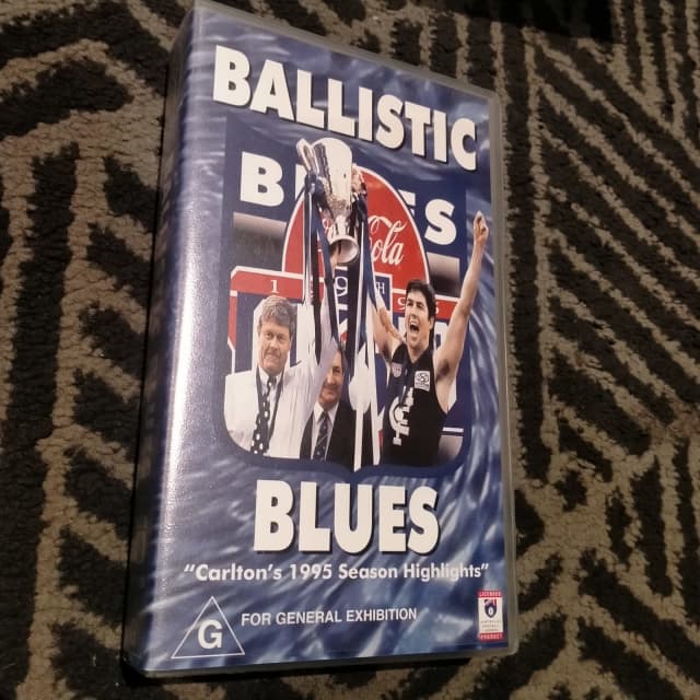 Carlton 1995 season highlights VHS Video Tape Ballistic Blues | Other ...