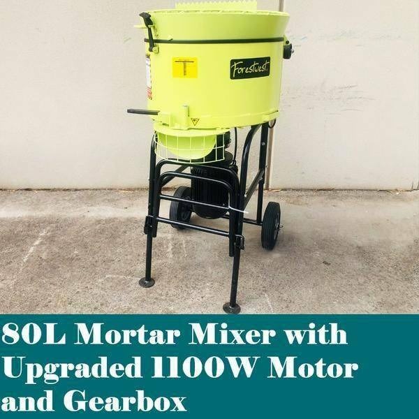 80L 1100W Portable Mortar Mixer Screed Mixer BM691 - Power Tools in ...