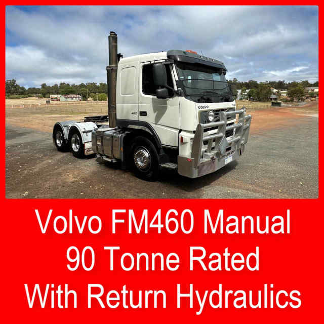 2004 Volvo 6x4 FM460 Prime Mover with 12 speed manual. Hydraulics ...