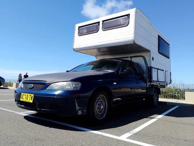Slide on Camper. Jayco Sportster + ford falcon | Caravan & Campervan ...