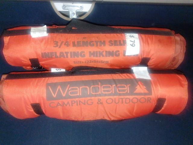 WANDERER 3/4 LENGTH SELF INFLATING HIKING MATS X 2 UNUSED - Camping ...
