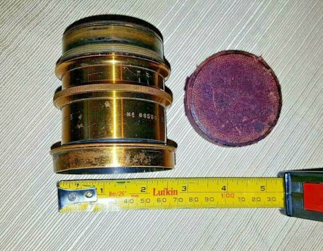 ROSS of LONDON No 66500 BRASS HOMOCENTRIC 10 inch 1:63 Lens F 8.3 ...