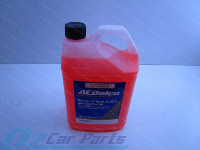 Genuine Holden ACDelco DEX-COOL Extended Life Coolant Red 5Lt GENUINE ...