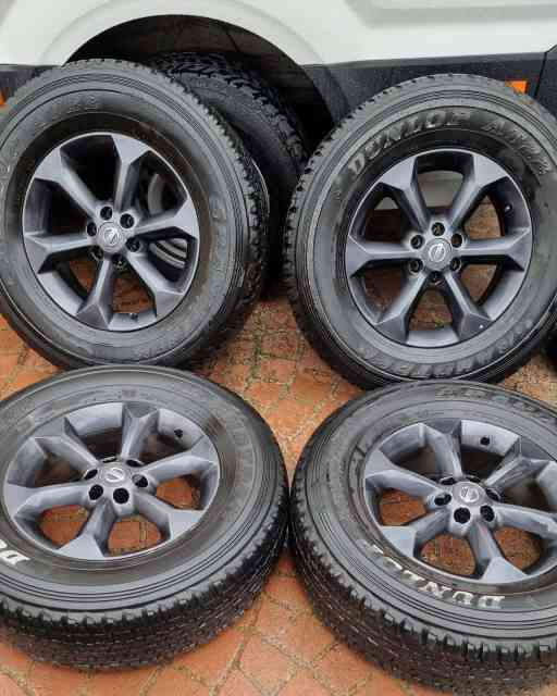2012 NISSAN NAVARA D40 ALLOY WHEELS 17INCH VSK FIT PATHFINDR CHEAP SET ...