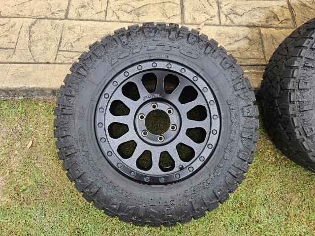 Fuel Vector Wheels & Tyres - Set of 5 - Nitto Ridge Grappler tyres ...