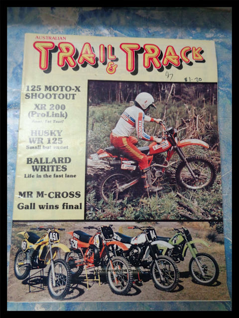 AUSTRALIAN TRAIL & TRACK MAGAZINE 125cc MOTOX SHOOTOUT XR200 HUSKY VMX ...