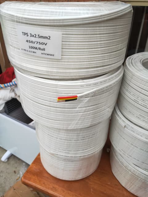 Electrical Cables TPS V90 100 meter(Twin Active and Earth 1mm, 2.5mm ...