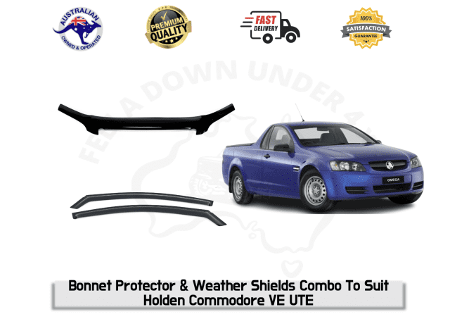 Bonnet Protector Guard Weather Shields Visors Holden Commodore VE UTE ...