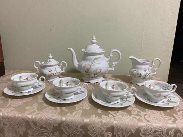 Vintage Hutschenreuther Germany Tea Set - Magnolia - Other Antiques ...