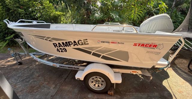 2020 Stacer Rampage 429 Painted Hull With 40HP Yamaha Tiller ...
