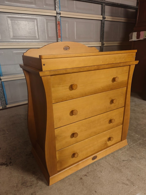 Boori 4 drawers tallboy/baby change table metal runner can deliver ...