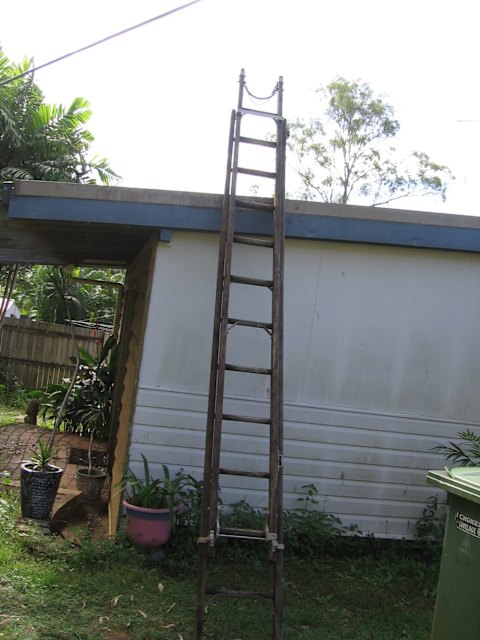 Vintage Mote wooden extension ladder 24 foot. - Ladders & Scaffolding ...
