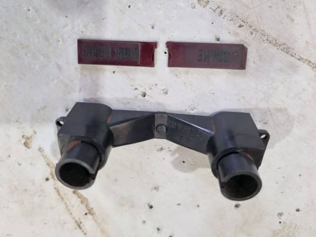 Holden hx hz wb gts dash brake and handbrake warning light holder ...