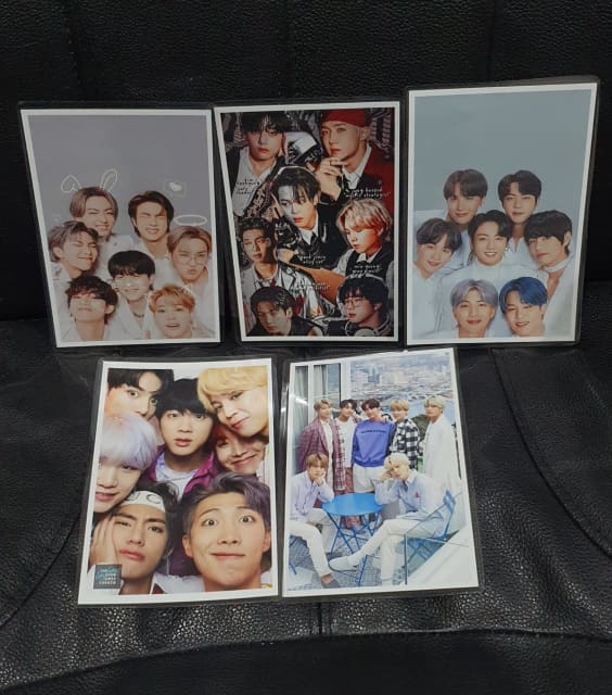 5 laminated hand cut 4 x 6 inch 10 x 15 cm BTS Bangtan K Pop photo pic ...