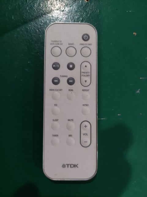 TDK AUDIO REMOTE CONTROL TDK CD PLAYER HIFI REMOTE CONTROL MALVERN EAS ...