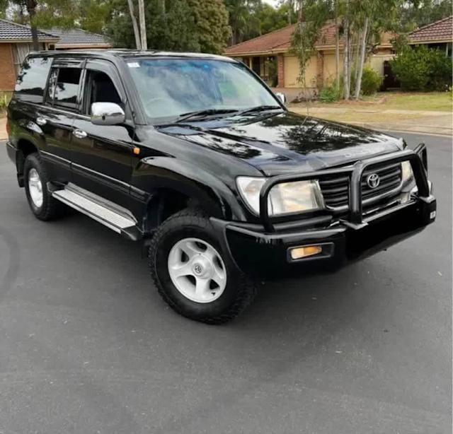 5x TOYOTA LANDCRUISER 105 ALLOY WHEELS 16INCH GXL 16X8 4TYRES & CAPS ...