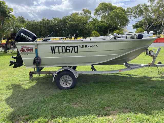 2014 Aluvan 4.3 razor with 2023 Suzuki 60hp Outboard | Tinnies ...