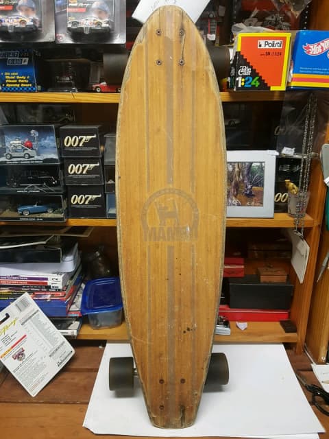 Vintage collectable Mambo wooden skateboard rare find great for collec ...