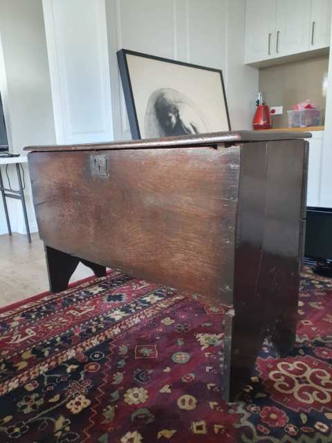 Antique Coffer, 6 Plank Sword Chest, English Oak c.1660 - Antiques in ...