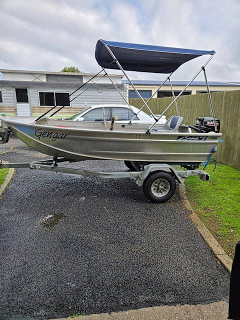 jabiru 340 tinnie. good little boat, $3,000 if gone by the weekend ...