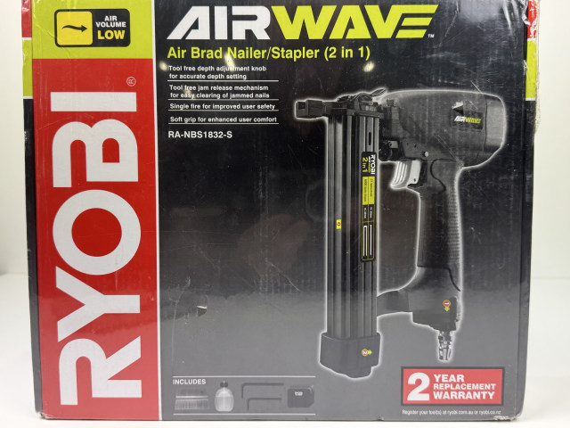 Ryobi Air Brad Nailer/Stapler : NEW IN BOX - Power Tools in Kwinana ...