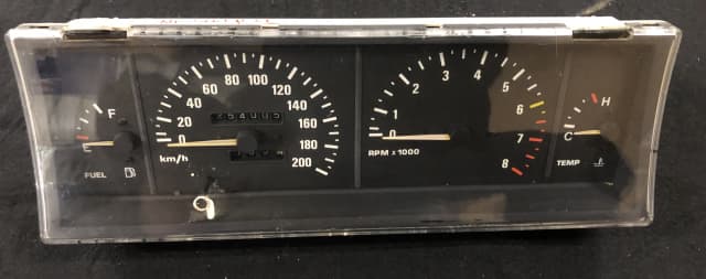 Skyline R31. Nissan Pintara dash cluster. Tachometer | Auto Body parts ...