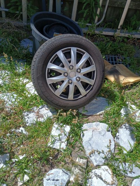4 x 15inch rims wheels and tyres/ Tires off Kia Rio UB 2016 | Wheels ...