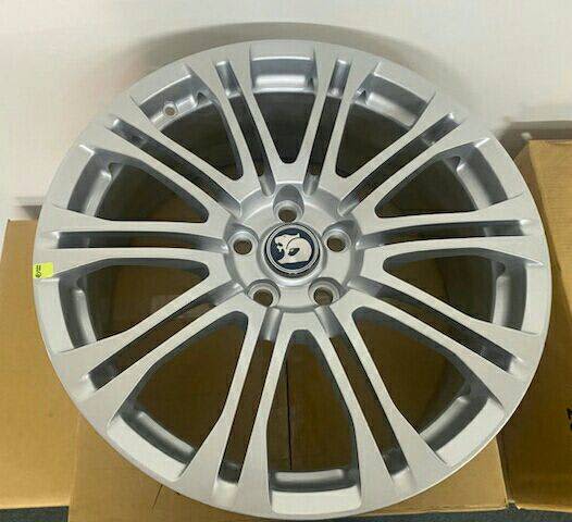 VF 2 HSV SENATOR GENUINE ALLOY SILVER WHEELS 20x8.5 20x9.5 NEW SET ...