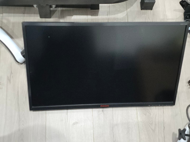 27 inch 1440p gaming monitor 165hz AOC w/ monitor arm - Monitors in ...