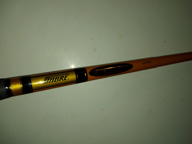 SABRE FISHING ROD EG540 10 1/2 ft SPIN VGC BUT NEEDS NEW TIP - Fishing ...