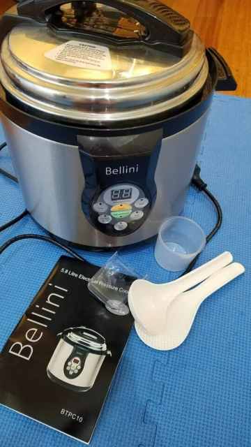 BELLINI BTPC10 5.8 Litre Electric Pressure Cooker used once AS NEW ...
