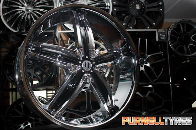 22" helo he844 deep dish wheels black chrome 5 112 114.3 120 | Wheels ...