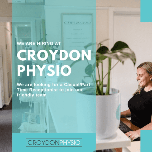 Croydon Physio are hiring(CROYDON)(Croydon Physio) | Receptionist | Gumtree Australia Maroondah ...