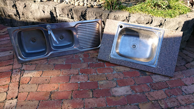 Stainless Steel Sinks (2) and Optional Flick Mixer Taps - Building ...