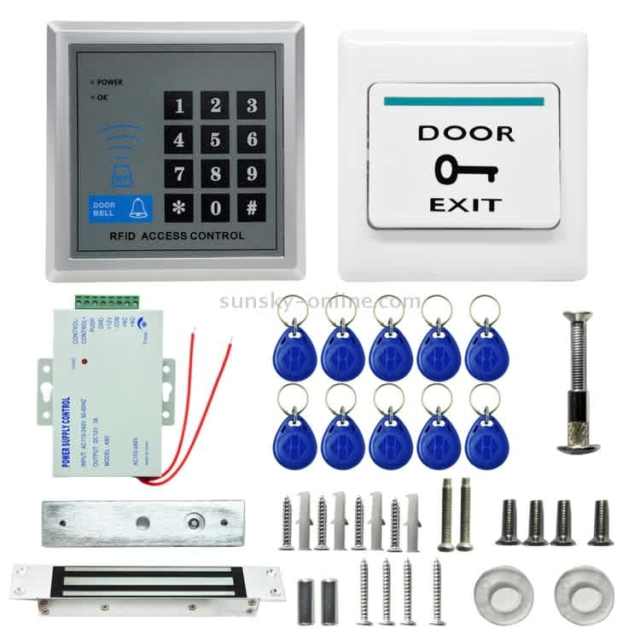 DANMINI Electric Door Magnetic Lock RFID Access Control System MJPT015 ...