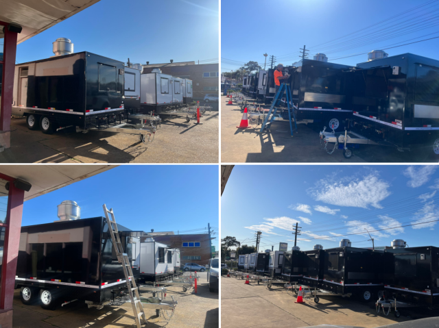 Amigo food trailer cart truck van new 5m fitout ready | Trailers ...