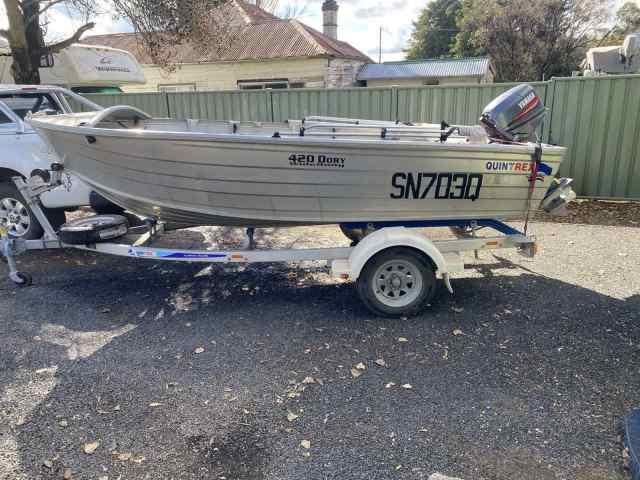 Quintrex 420 Dory (Widebody) | Motorboats & Powerboats | Gumtree ...