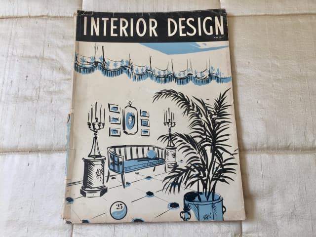 USA Interior Design May 1957 MCM 50s Decor Furniture Graphics & Ads ...