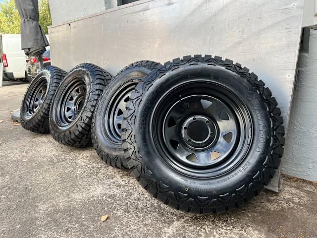 New 32 Inch Rugged Terrain Tyres on 6 Stud Rims *Delivery* | Wheels ...
